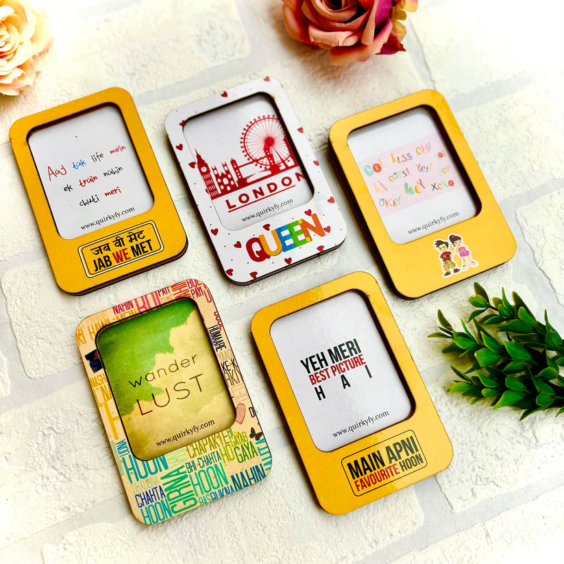 Bollywood Theme Photo Frame Magnets – QuirkyFY