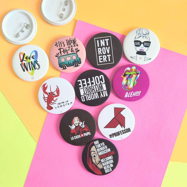 My World Without Coffee Badge Combo – QuirkyFY