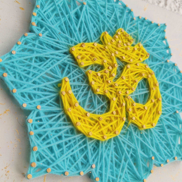 Om Flower Nameplate – QuirkyFY