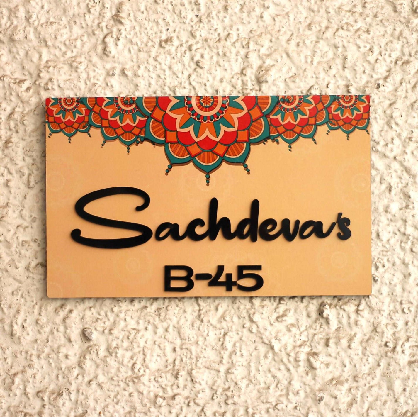 The Mandala Nameplate – QuirkyFY