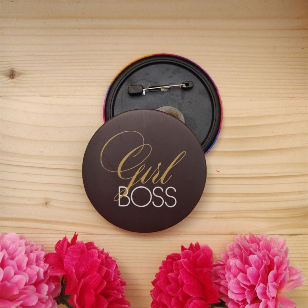 Classy Girl Boss Badge Magnet – QuirkyFY